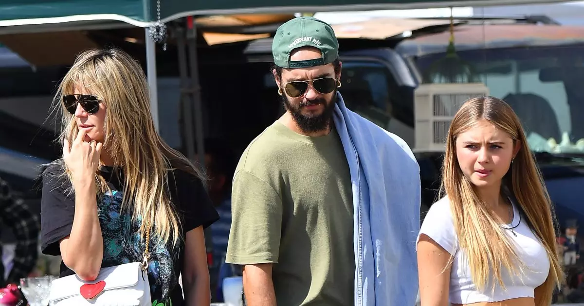 Heidi Klum vai de compras con Tom Kaulitz e a filla Leni: fotos