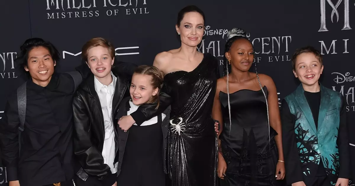 Angelina Jolie dice que es 'muy afortunada' de ser madre de 6 niños