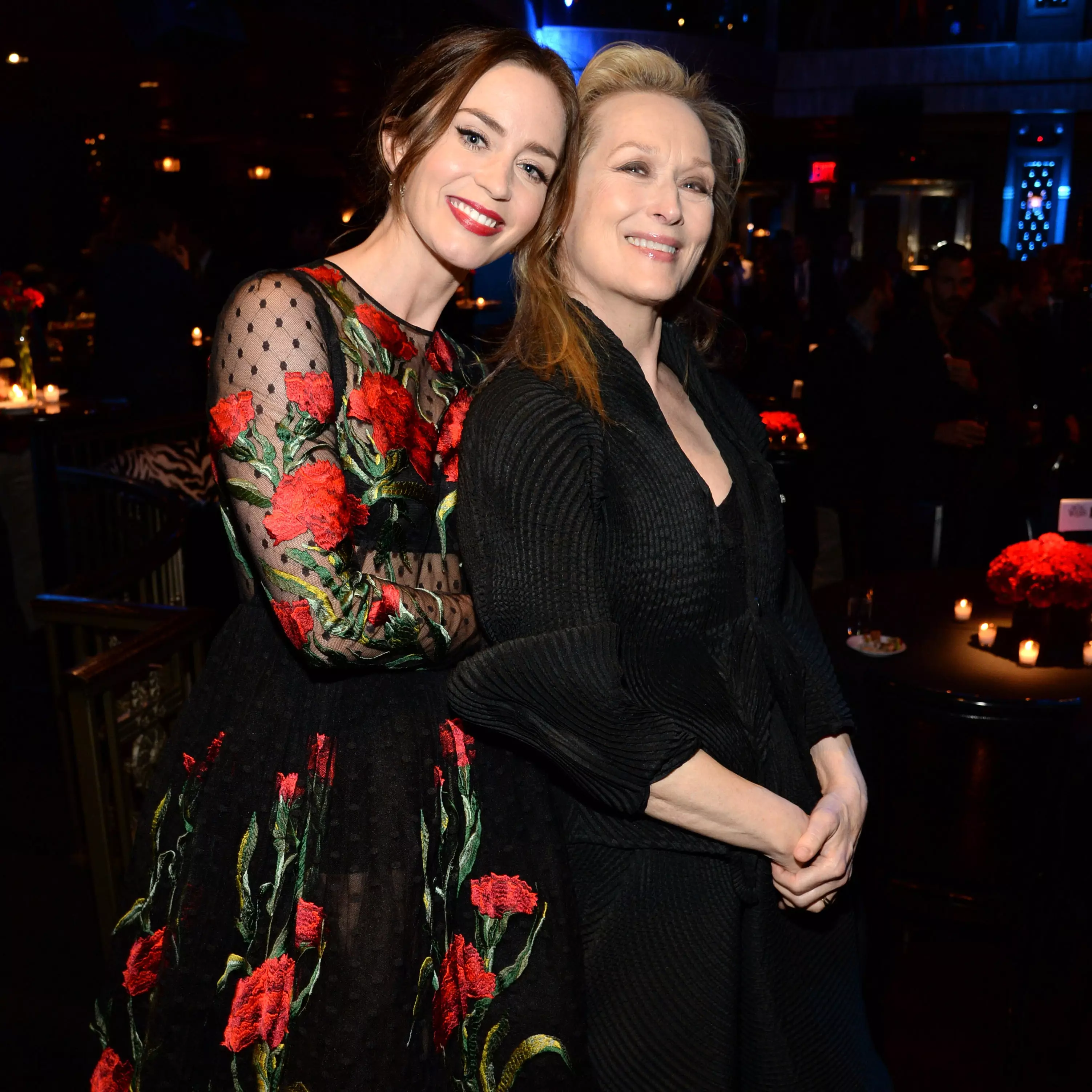 emily blunt meryl streep getty attēli