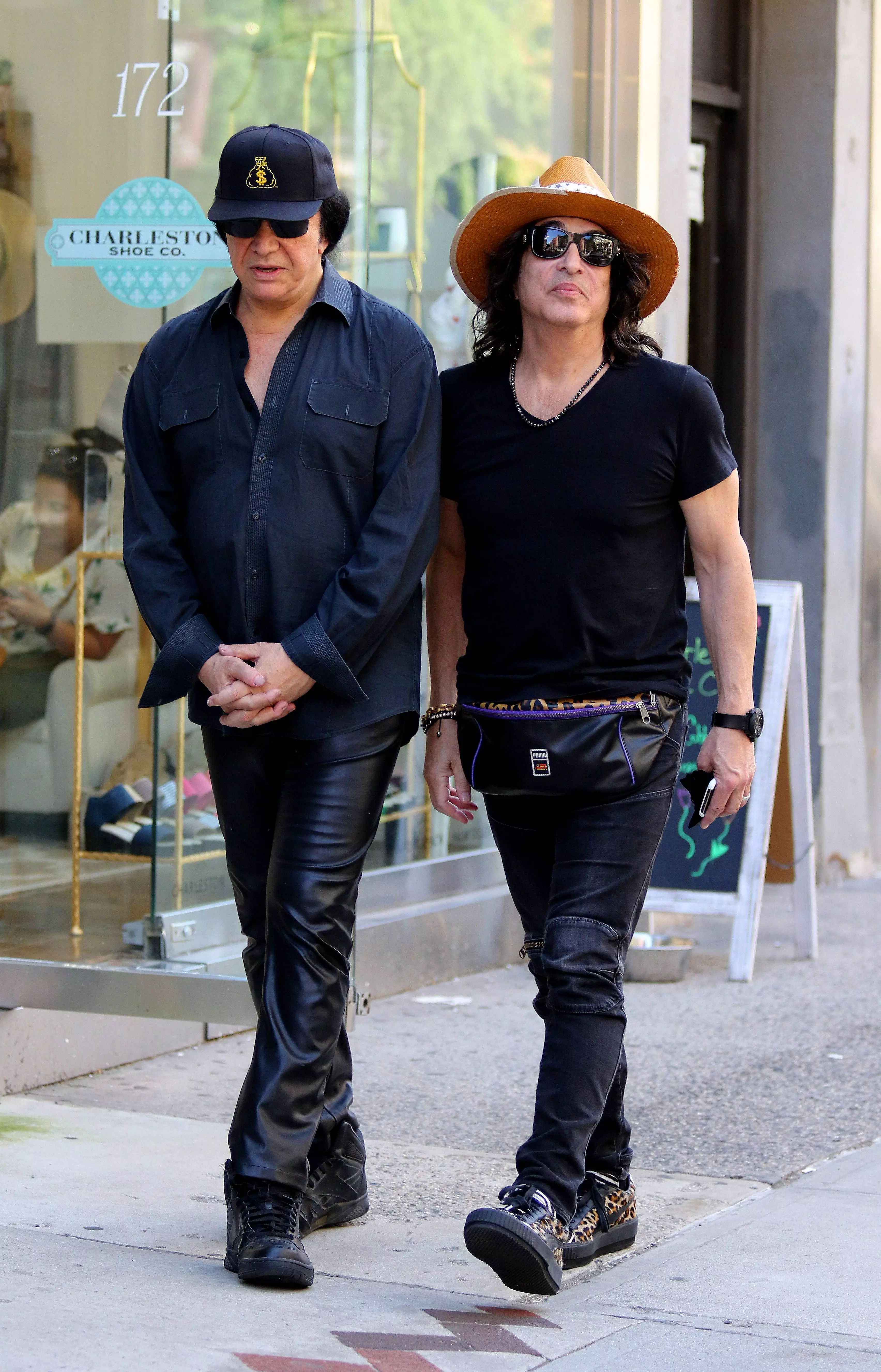 Mankalaza ny faha-70 taonany i Gene Simmons miaraka amin'ny zanany lahy Nick sy Paul Stanley any NYC