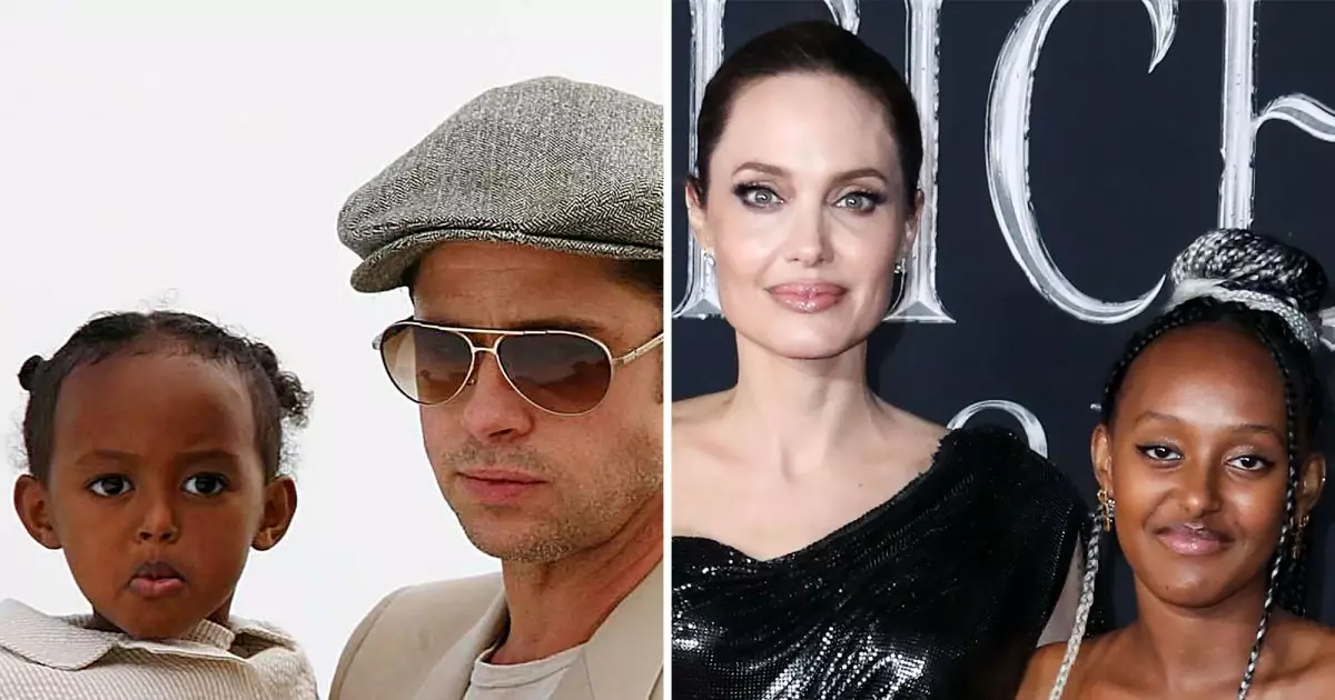 ယခု Zahara Jolie-Pitt- Angelina နှင့် Brad ၏သမီးများ၏ဓာတ်ပုံများ