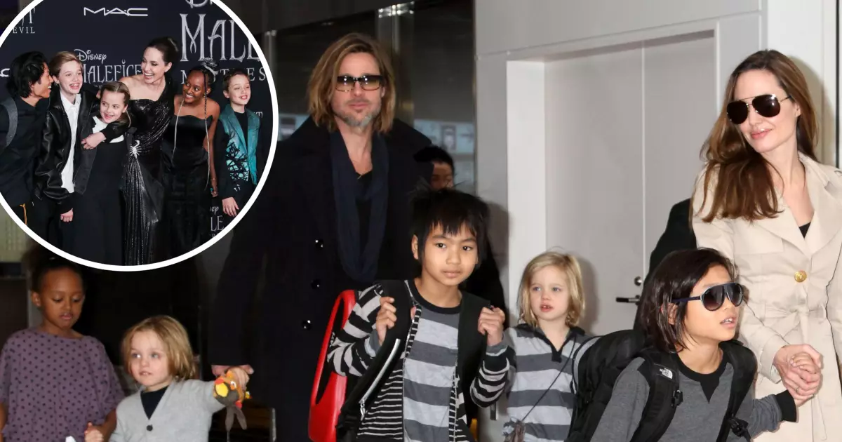 Angelina Jolie ug Brad Pitt's Kids Kaniadto ug Karon: Mga Litrato