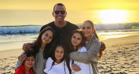 jennifer lopez și alex rodriguez au fost o familie amestecată