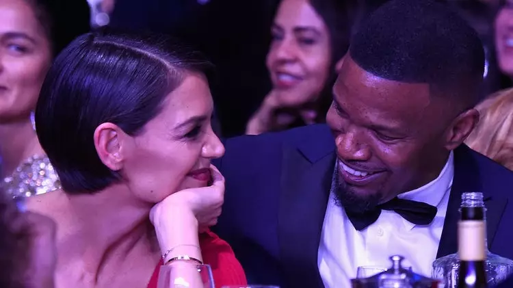 jamie foxx katie holmes getty litšoantšo