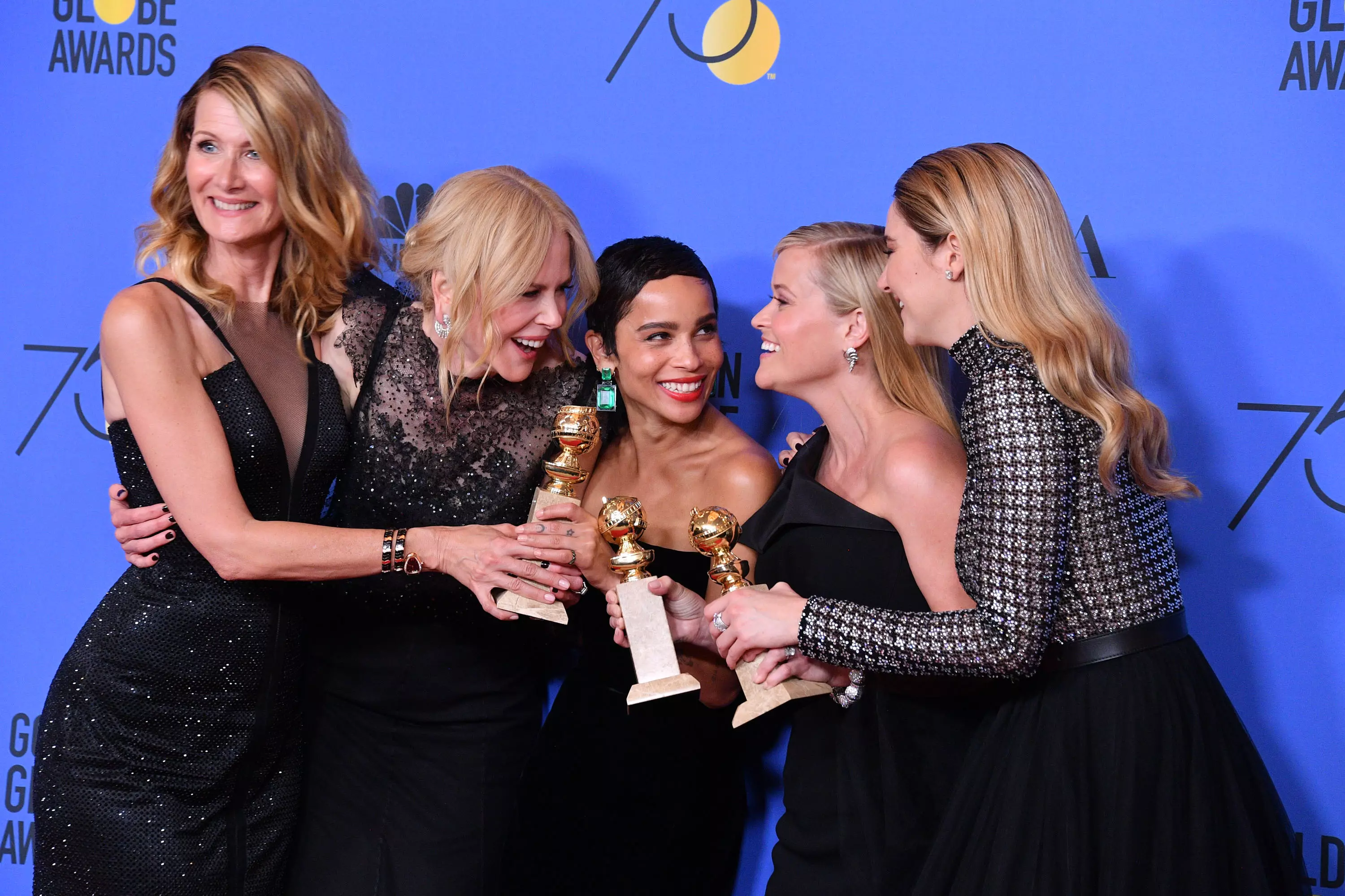 grandes mentiras reese witherspoon nicole kidman shailene woodley zoe kravitz laura dern