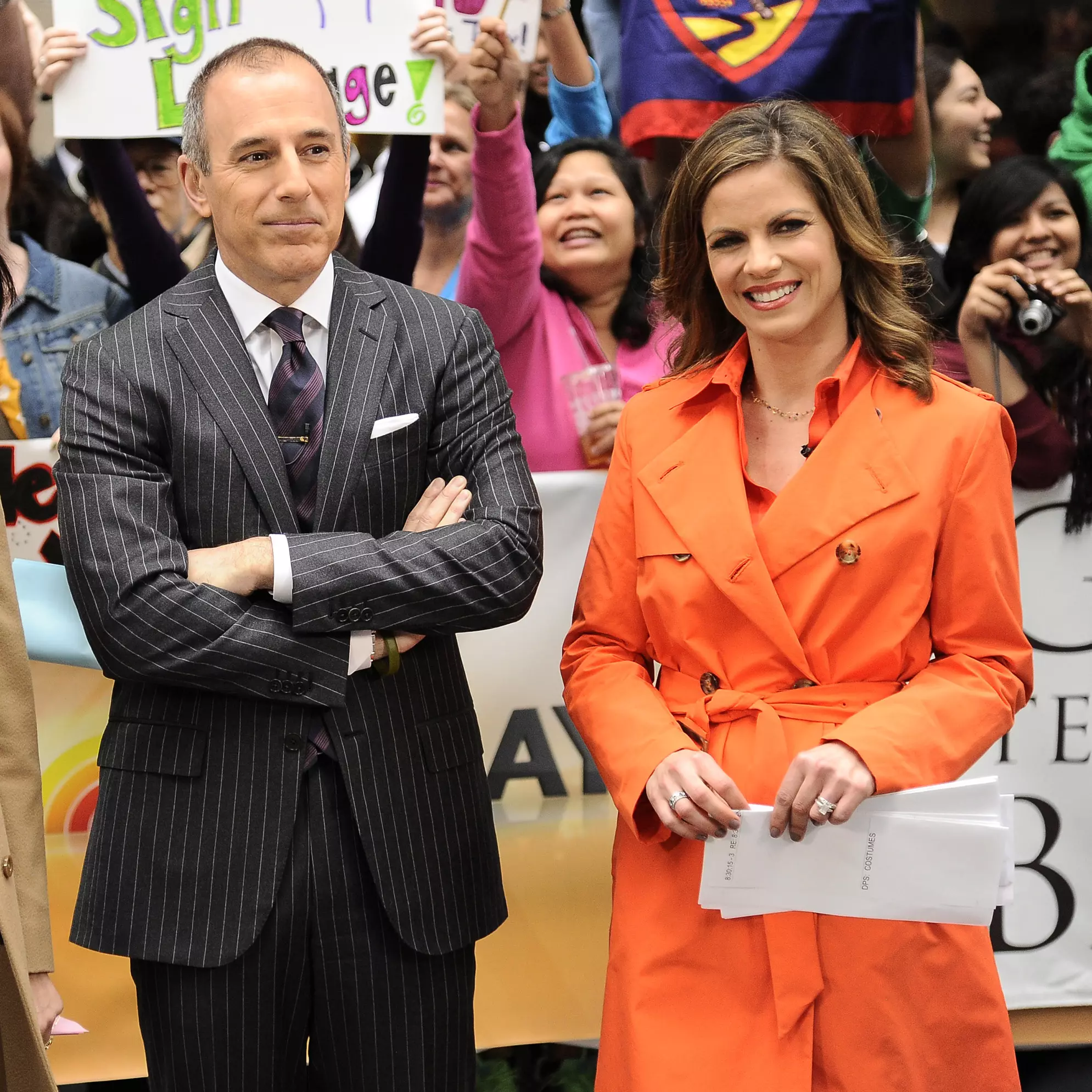 Matt Lauer Natalie Morales Getty Images