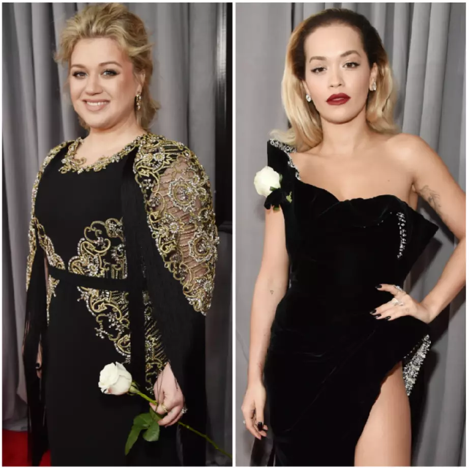 Kelly Clarkson Rita Ora Getty