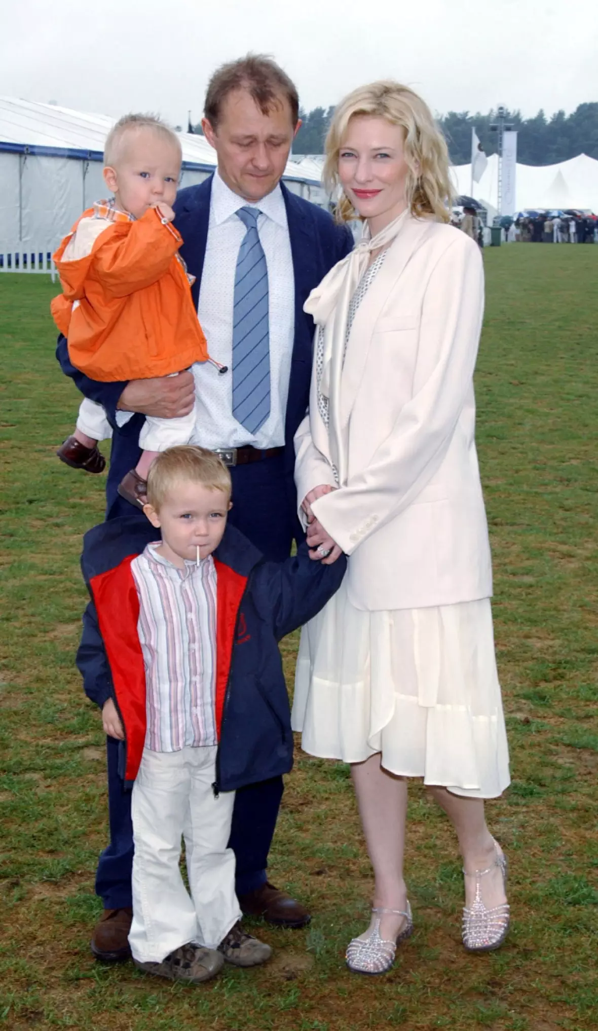 cate iyo qoyskeeda sanadkii 2005. (Sawirka sawirka: Getty images)