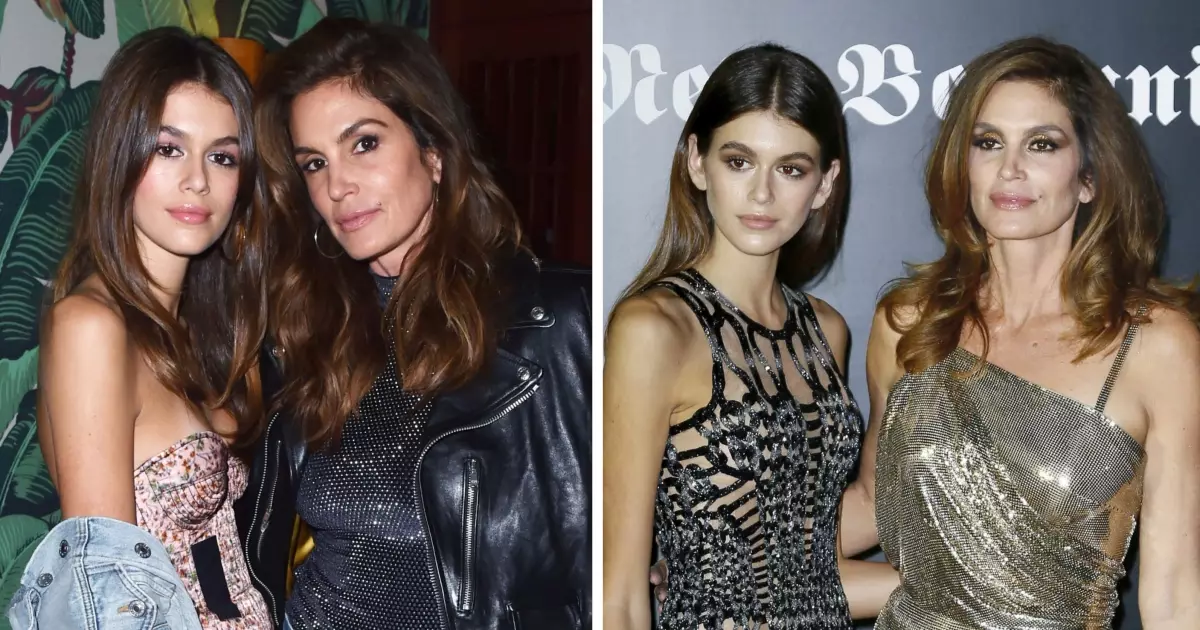 ภาพถ่ายของ Cindy Crawford ลูกสาว Kaia Gerber พิสูจน์ว่าพวกเขาเป็นฝาแฝด