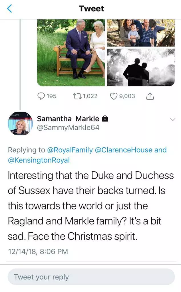 Samantha Markle Twitter