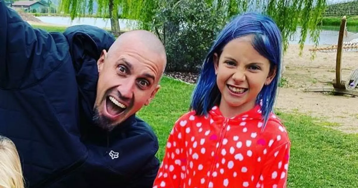 Pink se man, Carey Hart, vier dogter Willow se 9de verjaardag