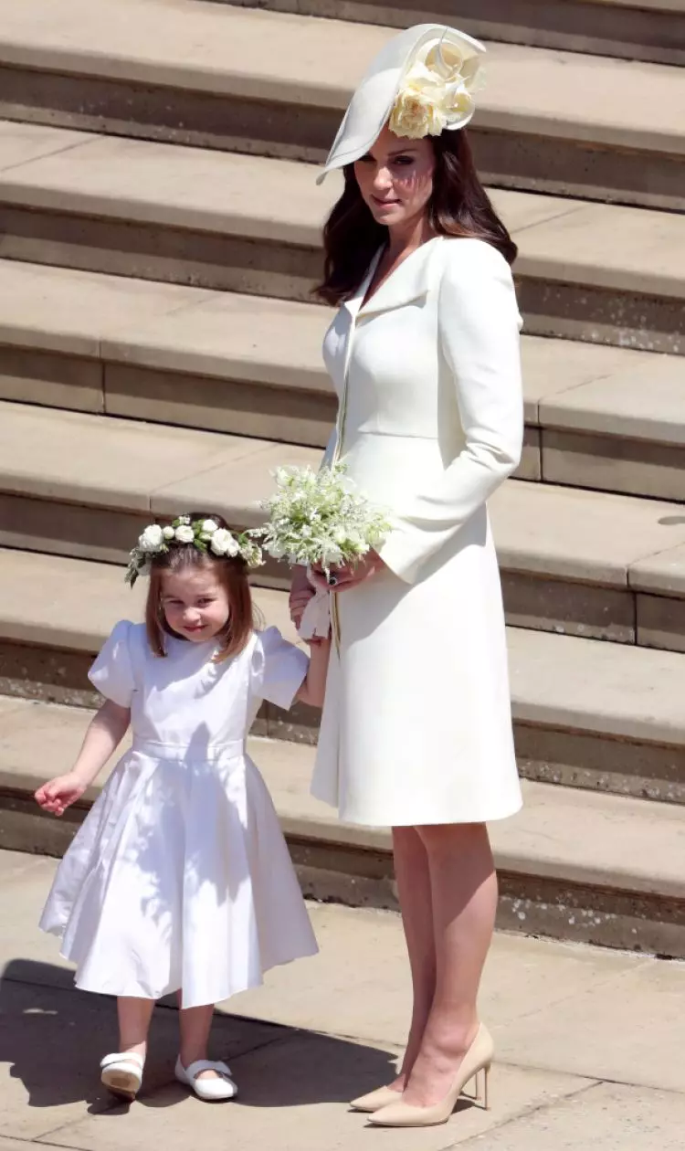 Kate Middleton e a princesa Charlotte