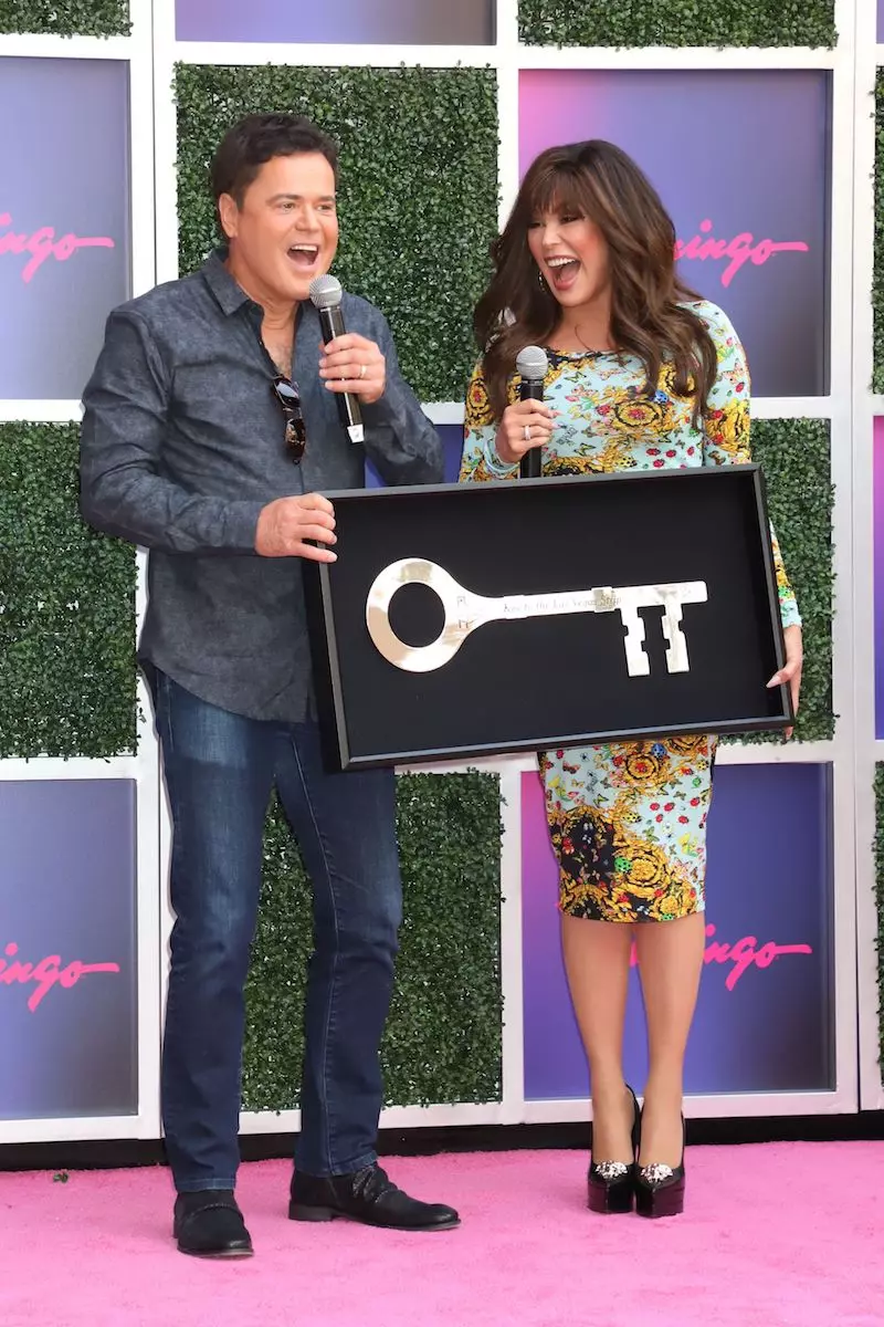 Donny Osmond i Marie Osmond primaju ključeve Las Vegas Stripa