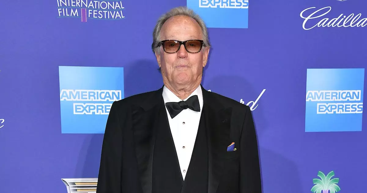 Peter Fonda en la alfombra roja