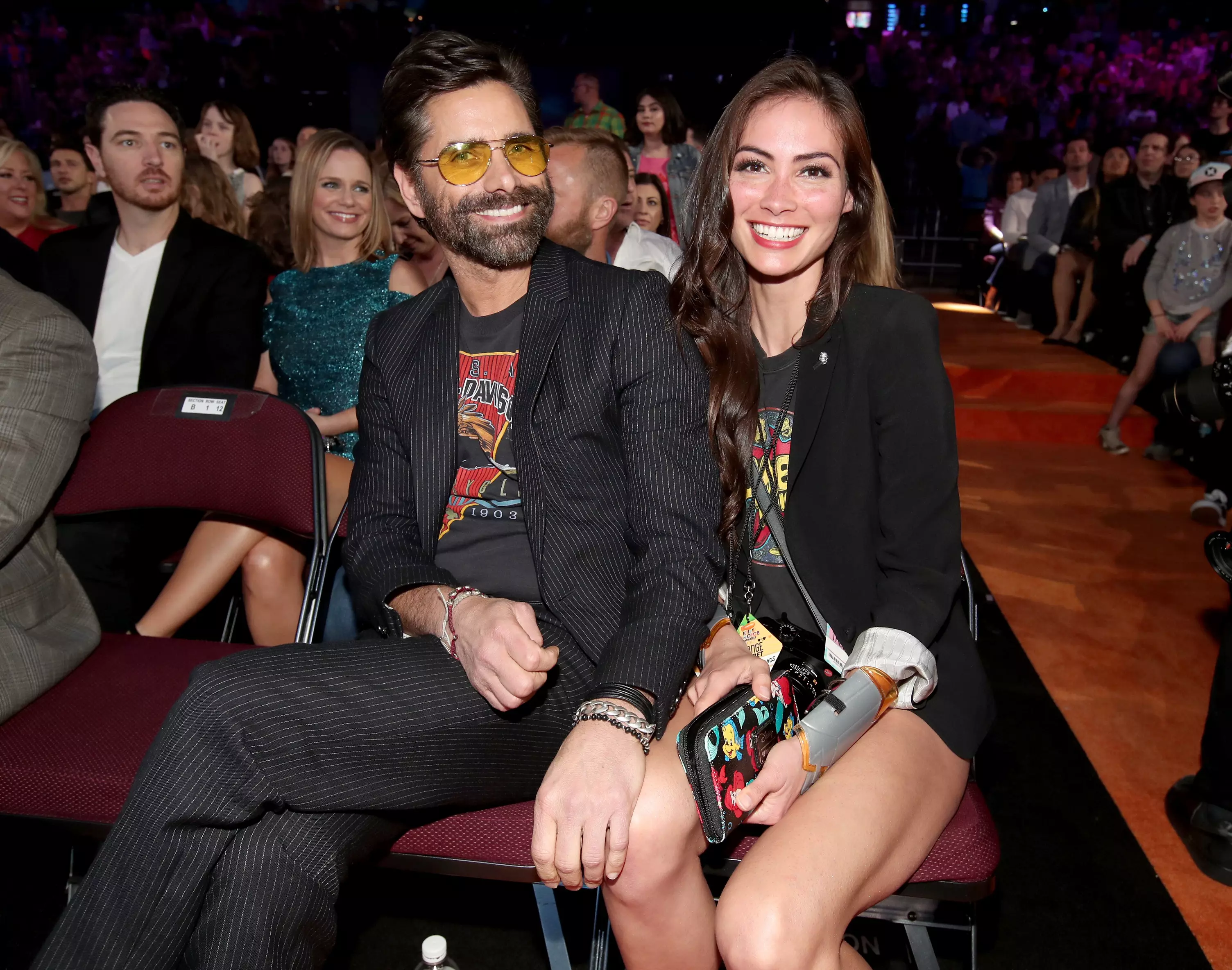 Pictiúir john stamos caitlin mchugh getty