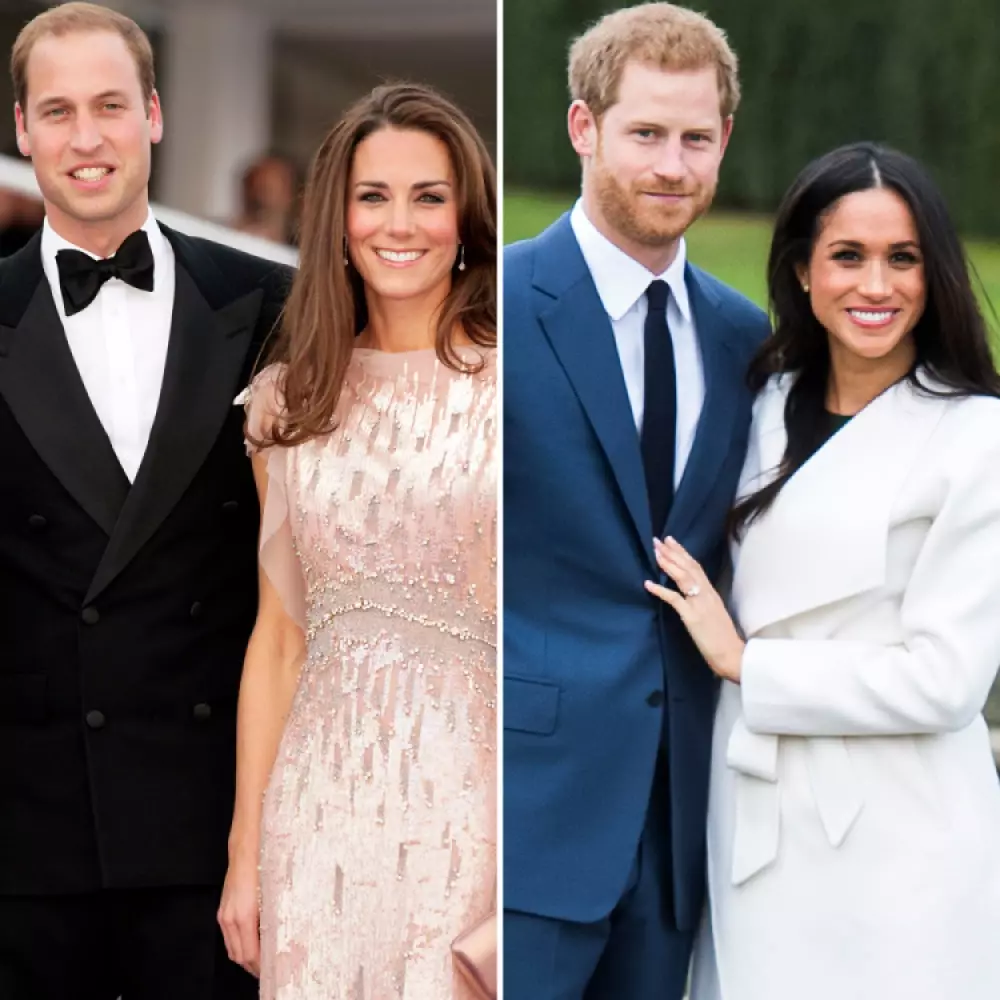 príncipe william kate middleton príncipe harry meghan markle imagens