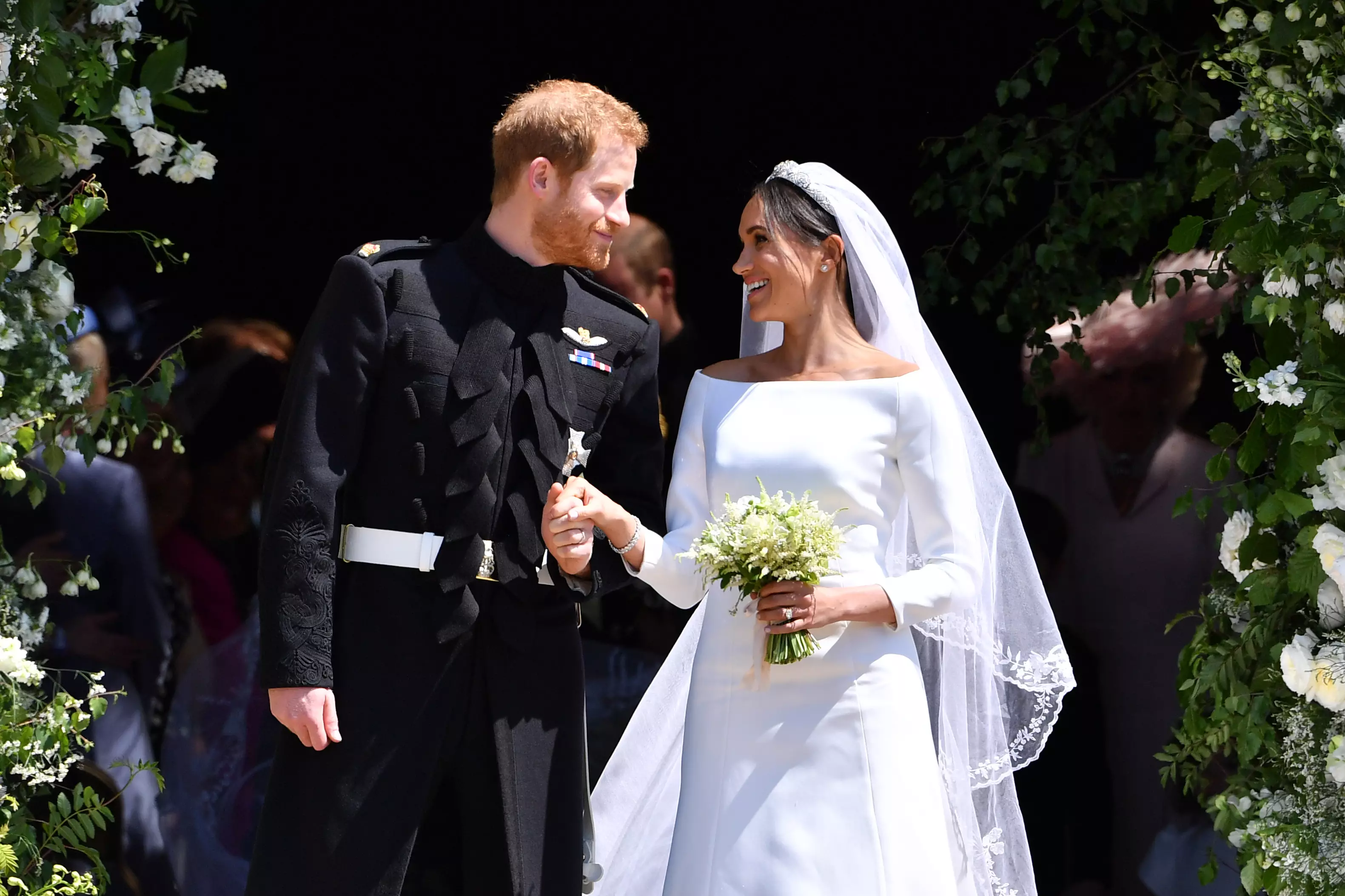 le prince harry et meghan markle images de getty