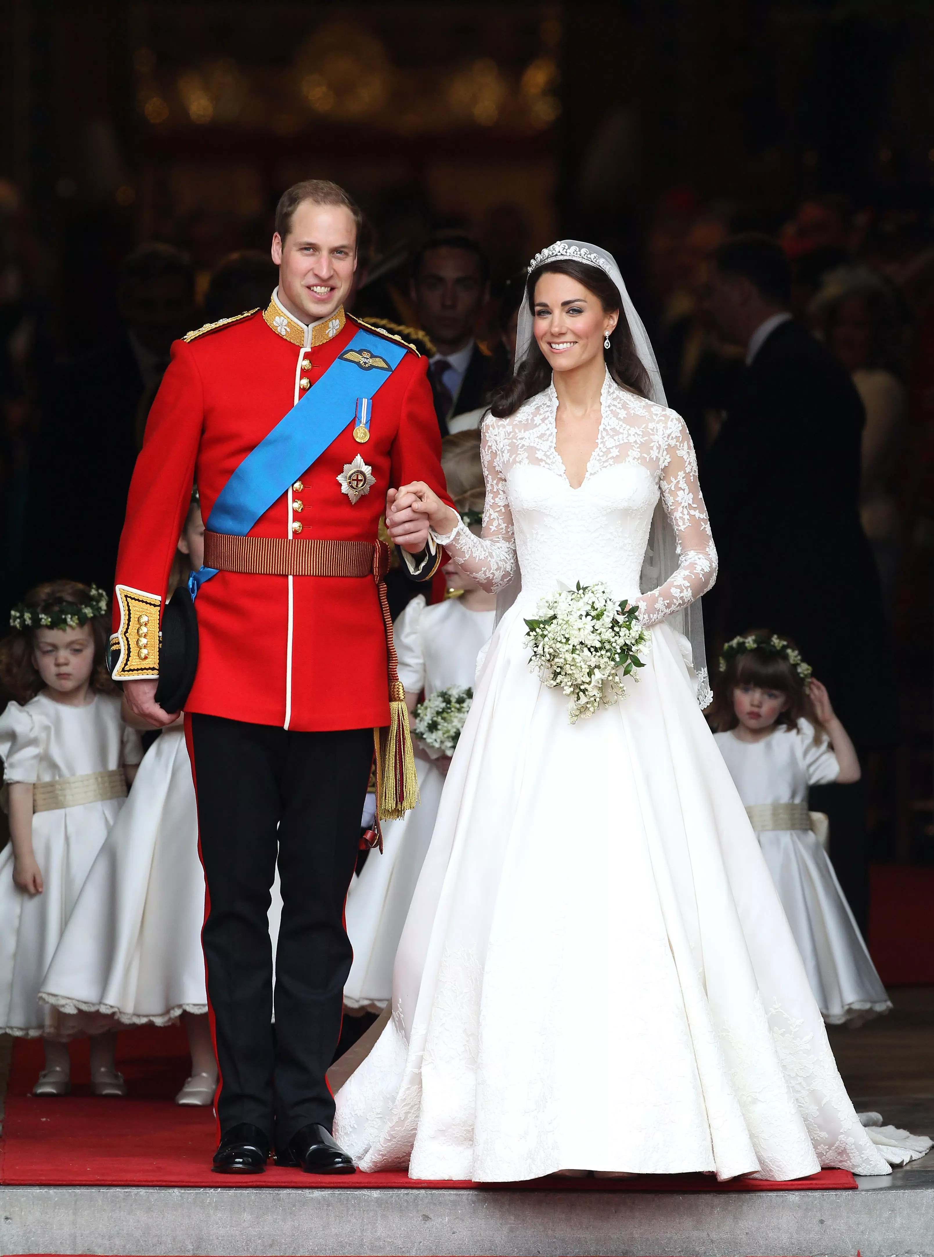 O príncipe Guillermo e Kate Middleton