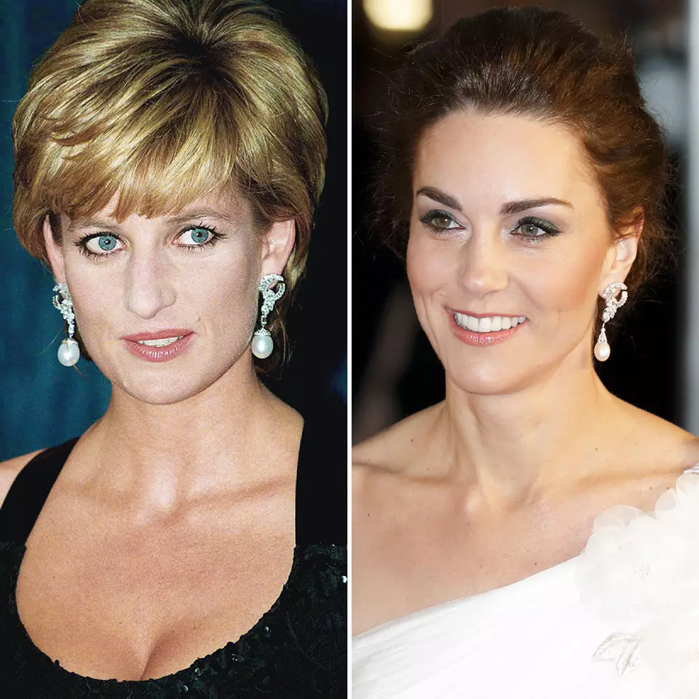 Kate Middleton Princess Diana Mhete