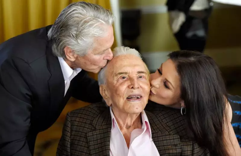 Catherine Zeta-Jones Michael Douglas Kirk Douglas