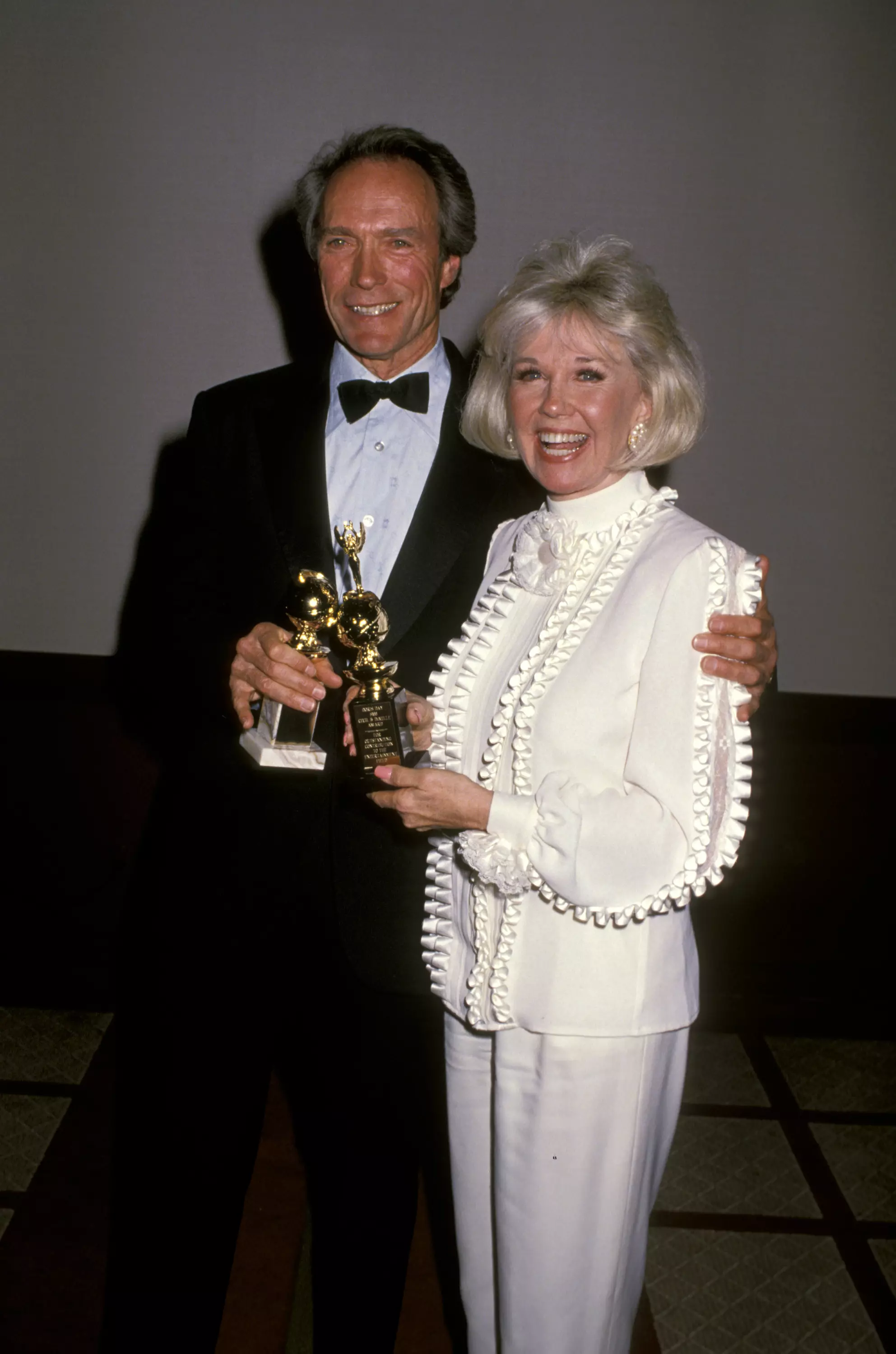 doris day en clint eastwood getty beelde