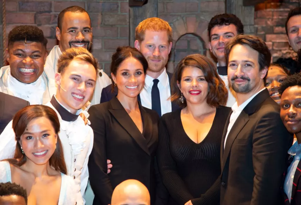 Lin-Manuel, Harry eta Meghan