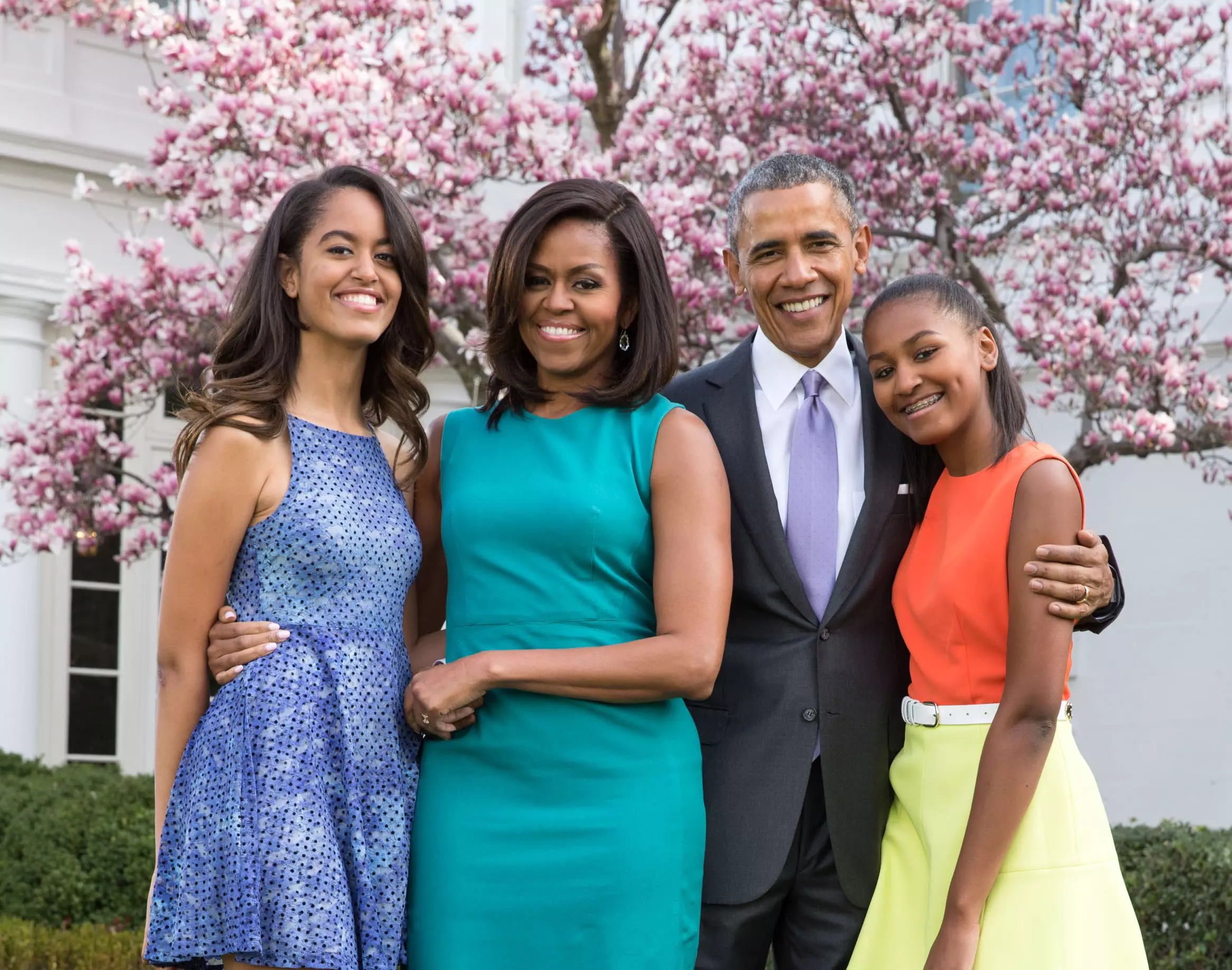 Barak e sua família. (Crédito da foto: Getty Images)