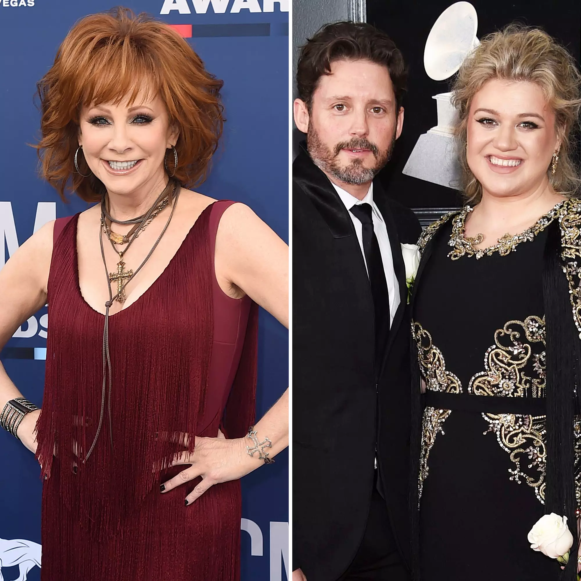 Reba McEntire ap sipòte ansyen Stepson Brandon Blackstock ak Kelly Clarkson Split