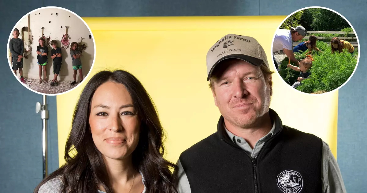 Myndir Joanna og Chip Gaines með börnunum sínum: Fjölskyldumyndir