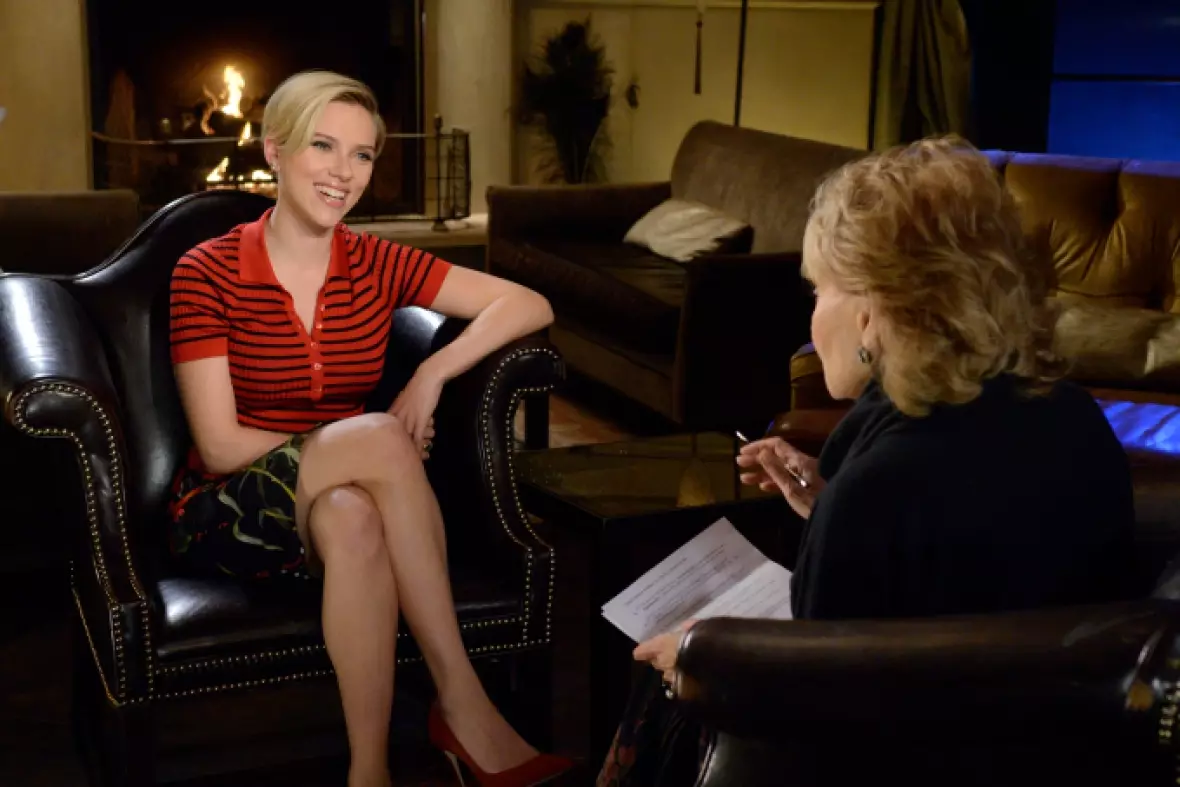 scarlett johansson & barbara Walters