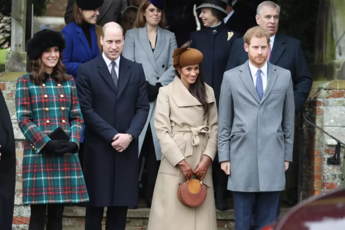 Kate, William, Meghan und Harry