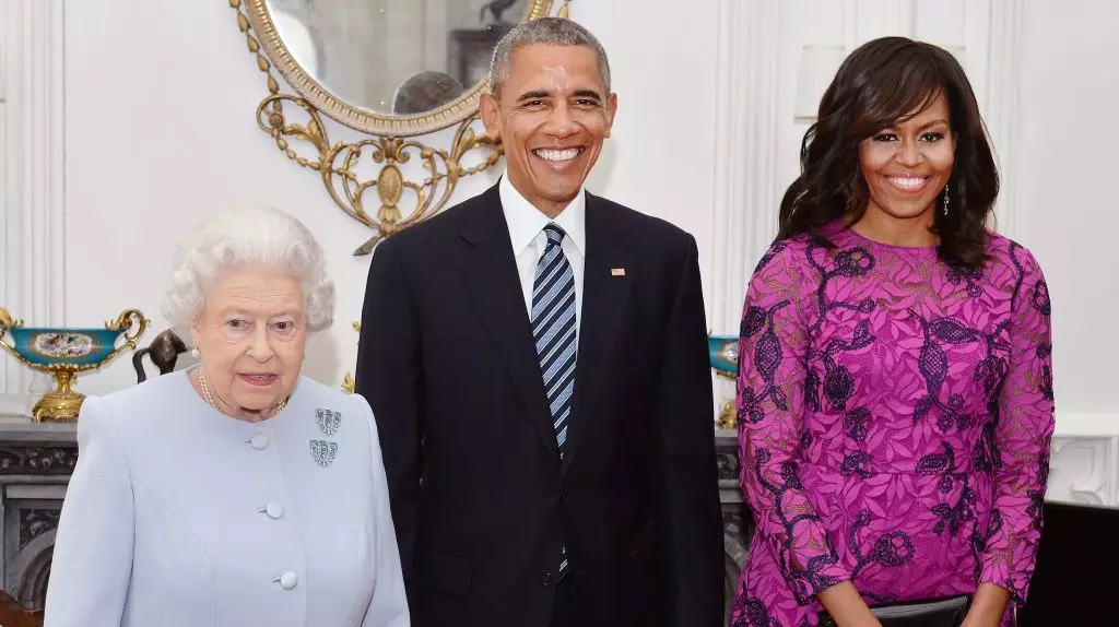 Keluarga Obama dan Ratu Elizabeth