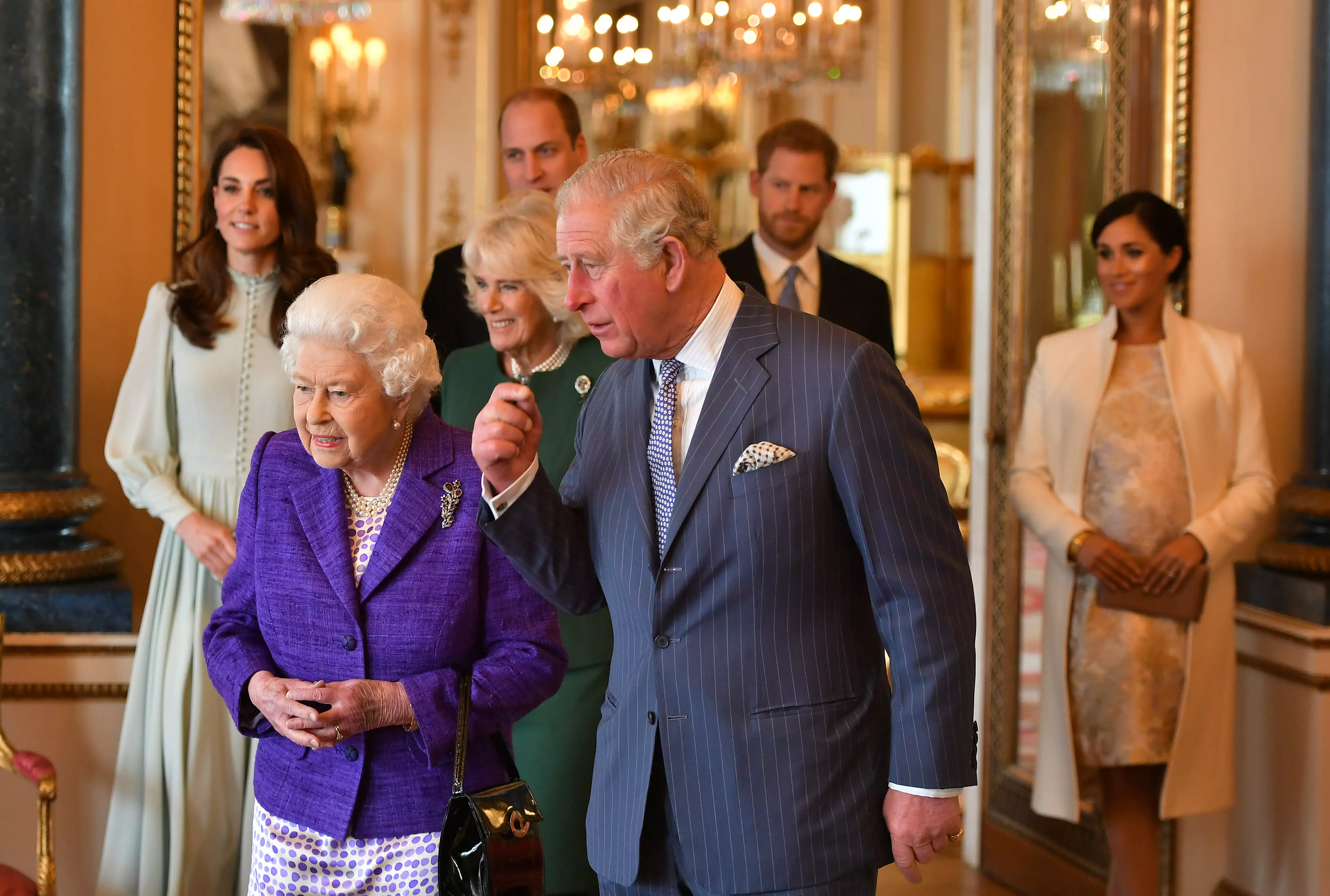 Ememe ncheta afọ 50 nke itinye ego nke Prince Charles, Buckingham Palace, London, UK - 05 Maachị 2019