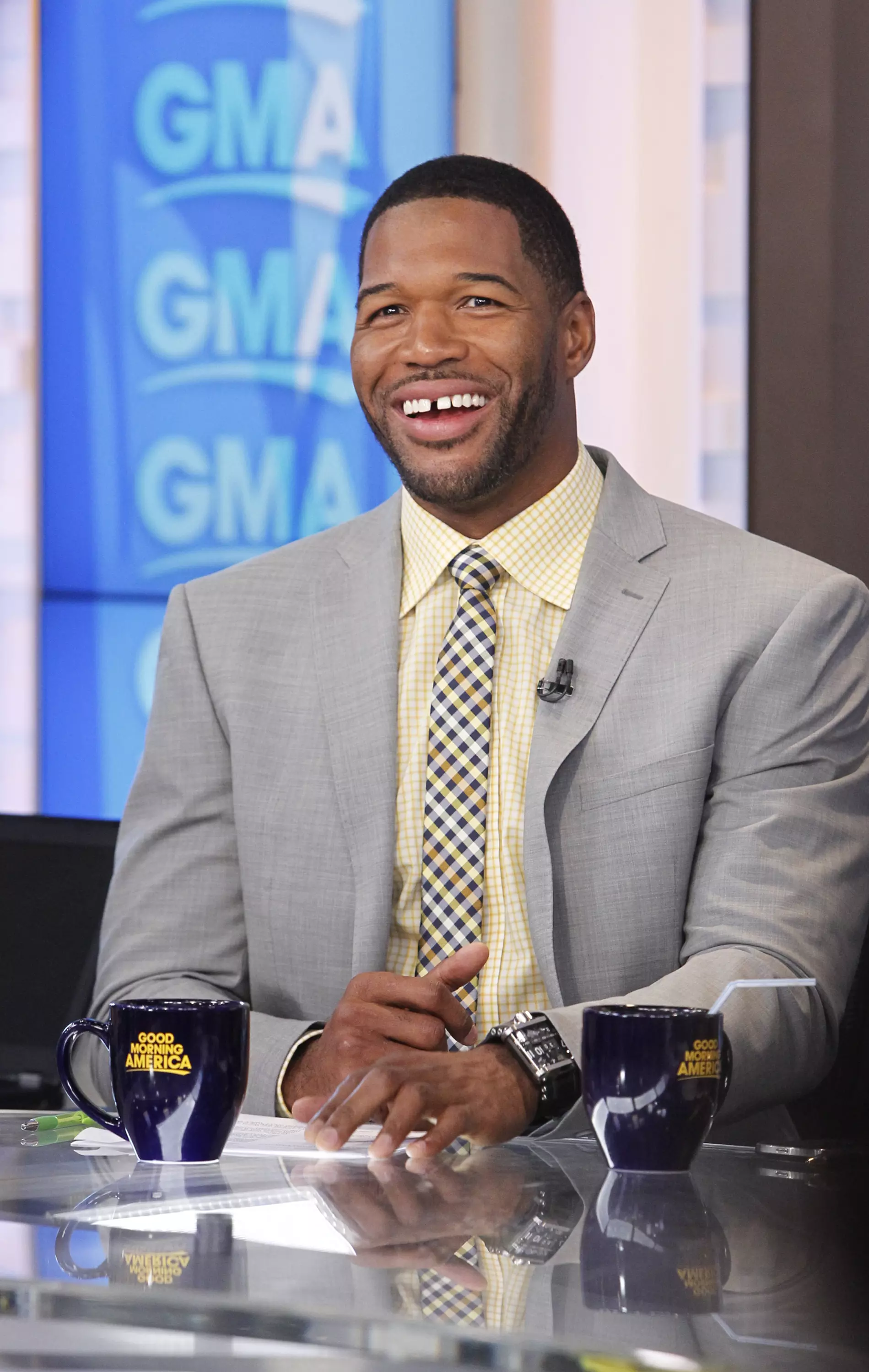 michael strahan getty stampi