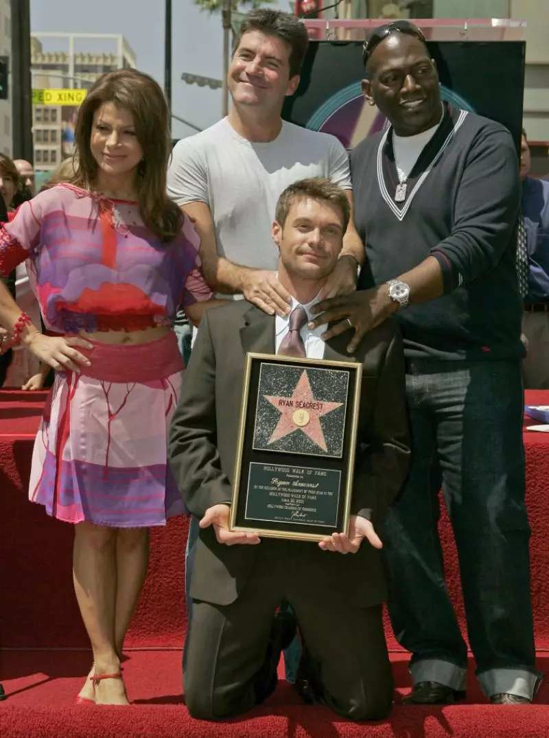 Ryan Seacrest, Simon Cowell, Paula Abdul, Randy Jackson