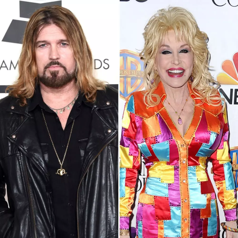 billy ray cyrus dolly partton getty images