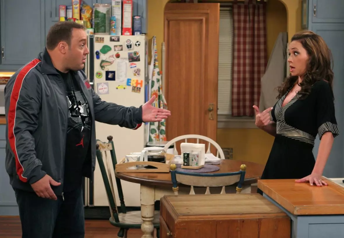 'king of queens' kevin james leah remini getty