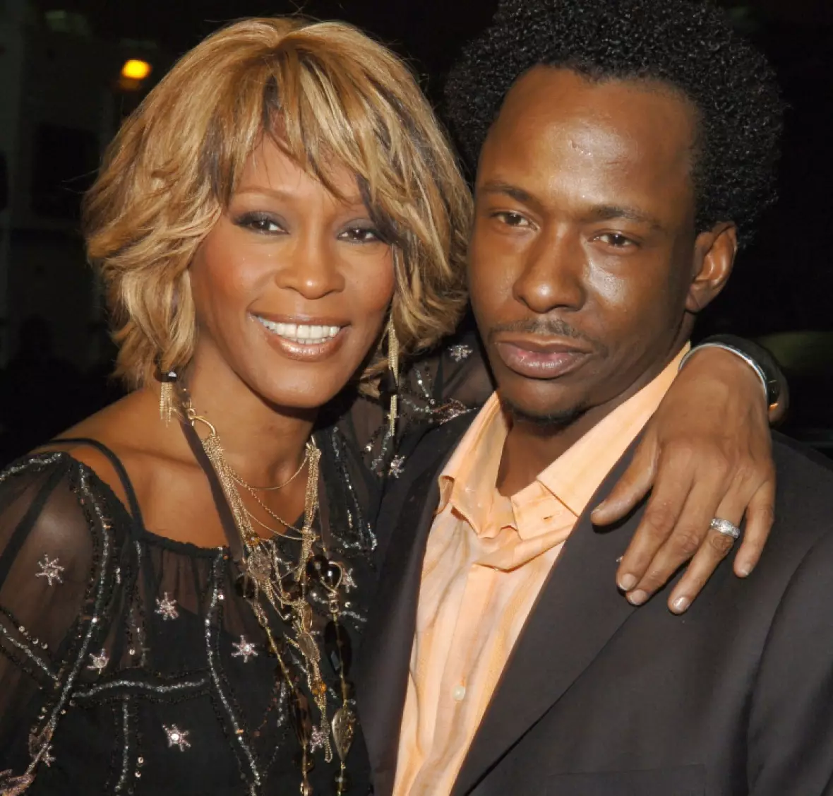 bobby brown whitney houston getty images