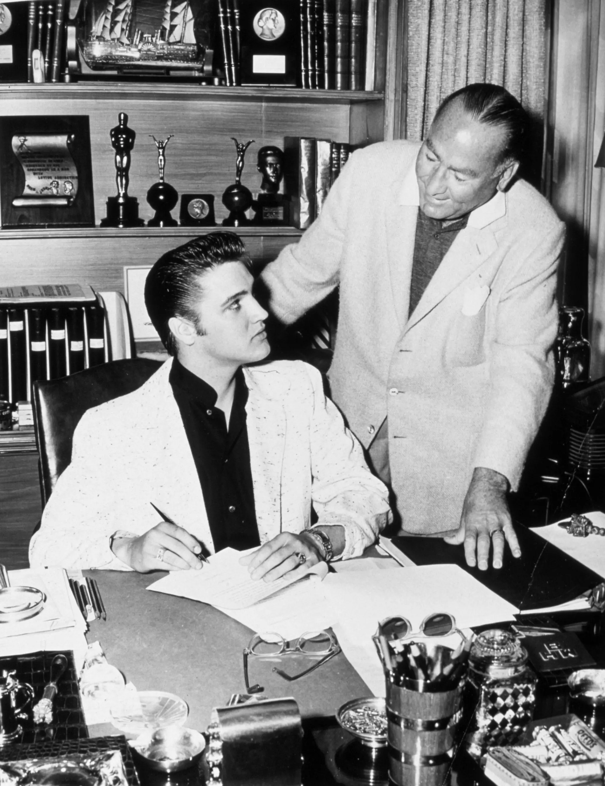 elvis-and-producer-hal-wallis