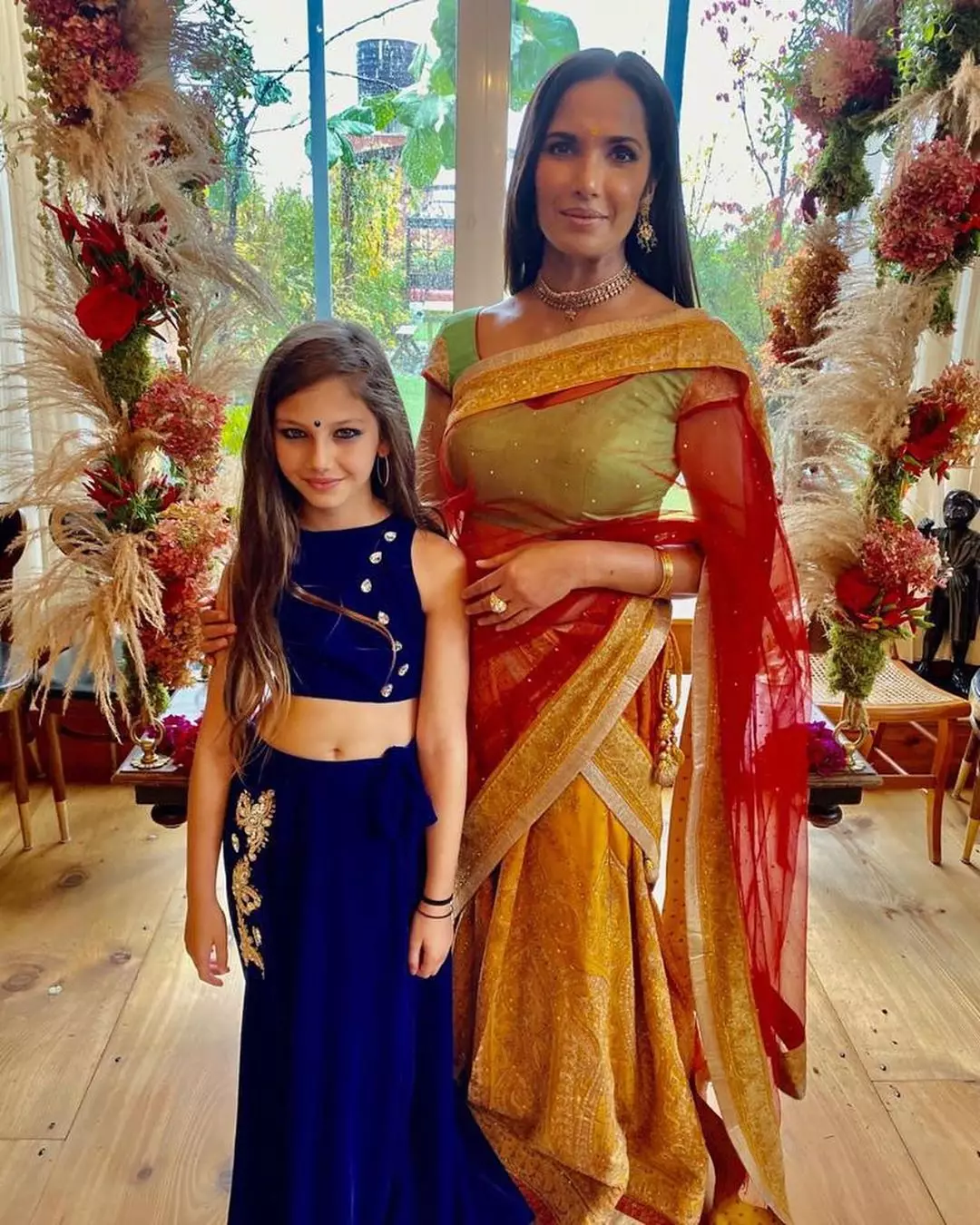 Padma Lakshmi và con gái Krishna