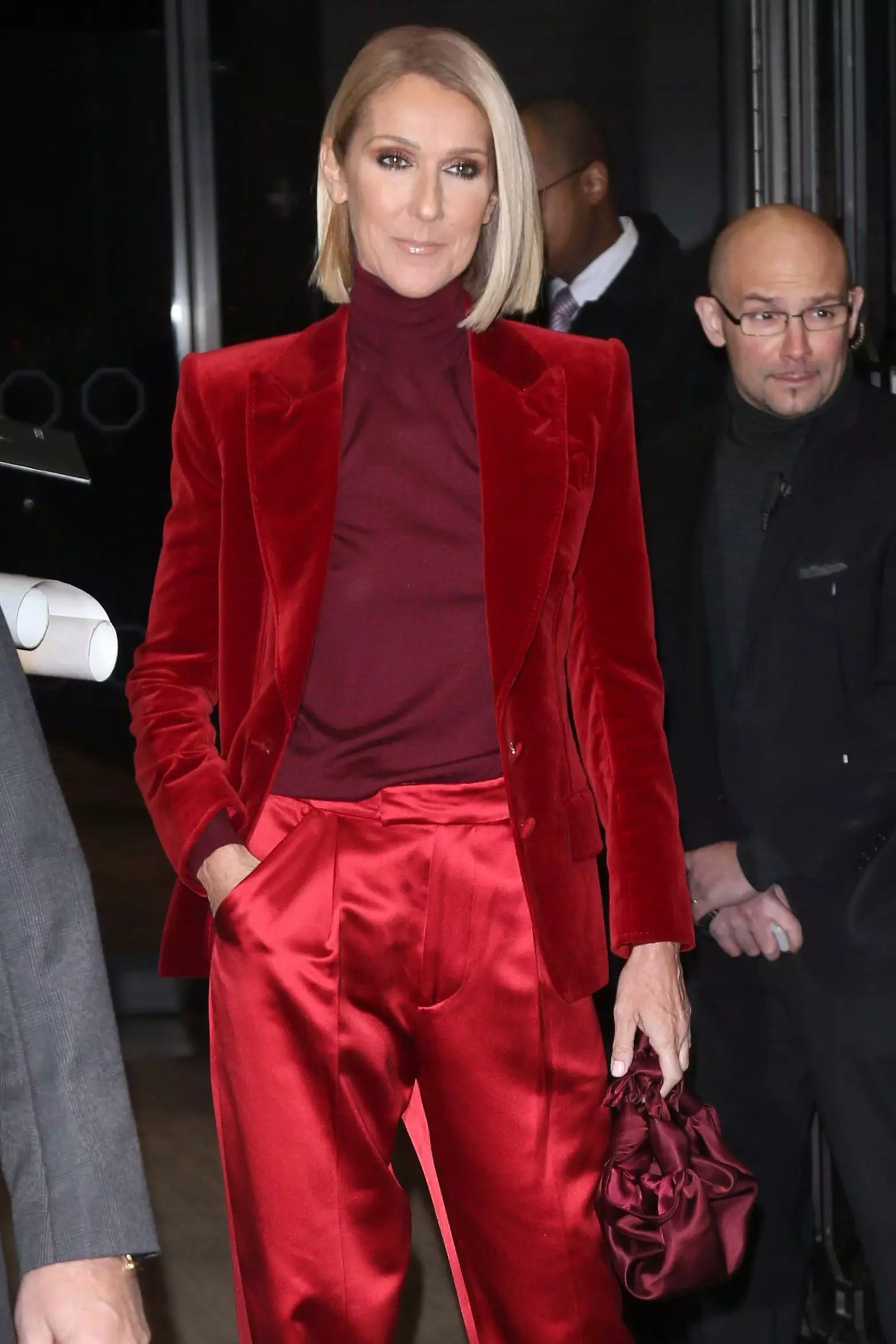 Celine Dion keluar dan sekitar, New York, AS - 14 Nov 2019