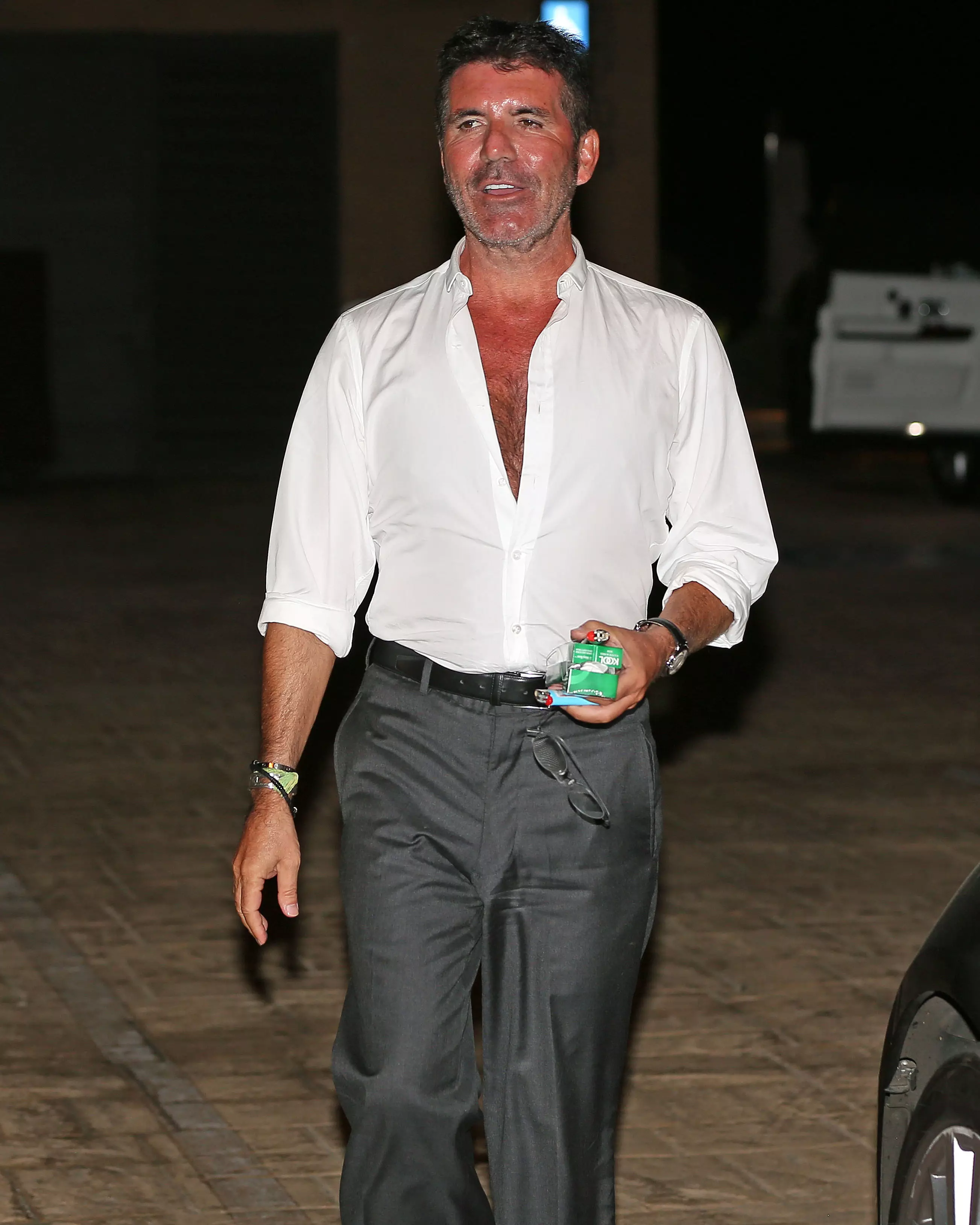 Simon Cowell comemora seu 60º aniversário no Nobu em Malibu