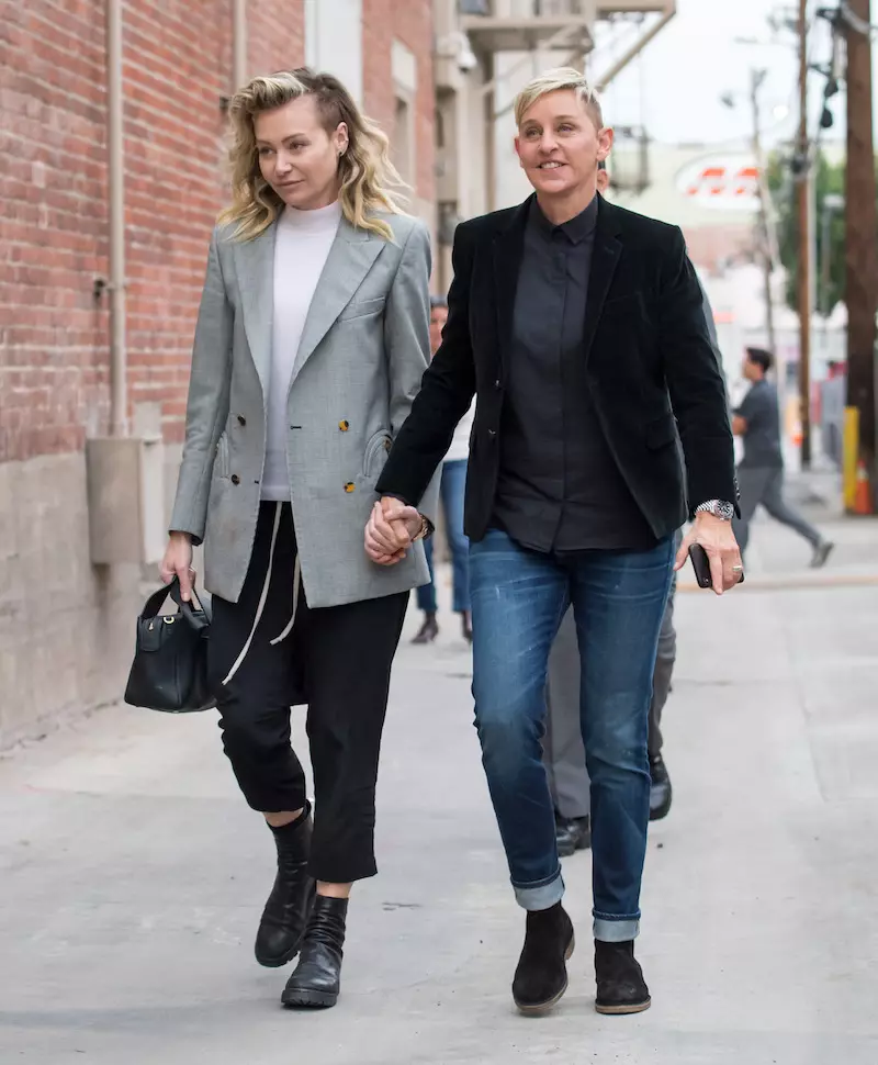 Ellen DeGeneres kaj Portia de Rossi