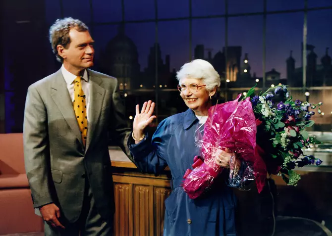 david letterman mme getty litšoantšo