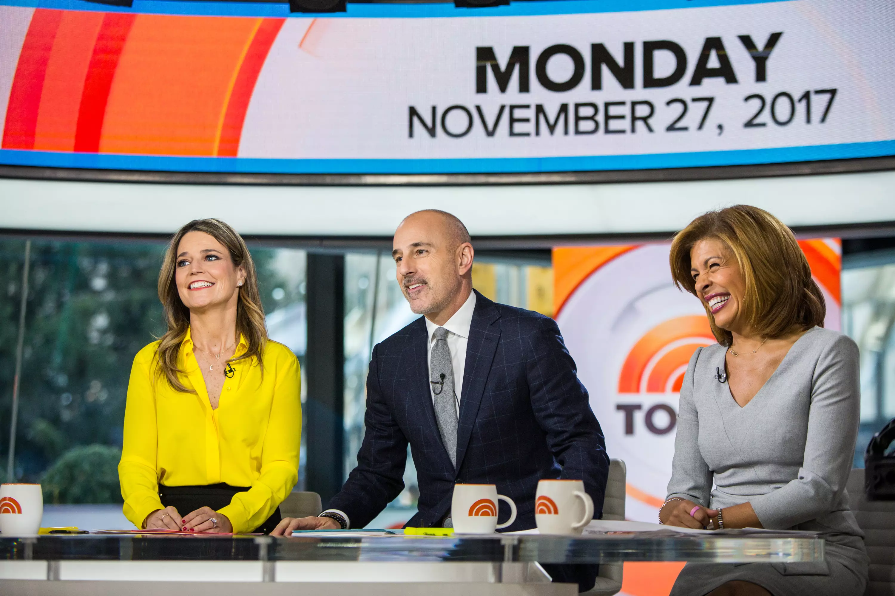 matt lauer, savannah guthrie, hoda kotb