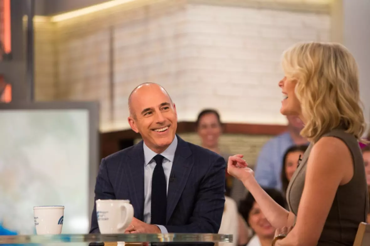 megyn kelly matt lauer getty irudiak