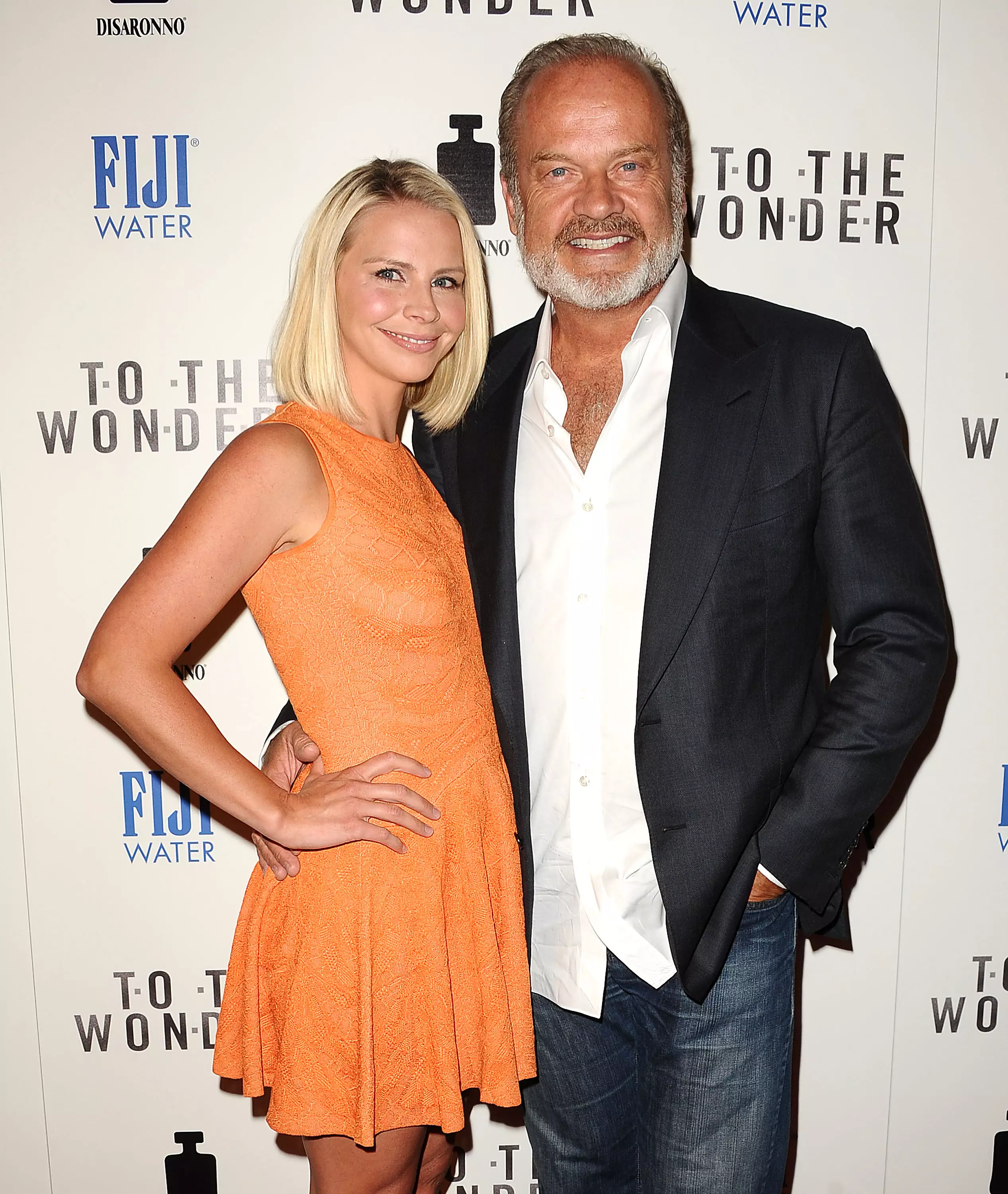 Kelsey Grammer eta bere emaztea