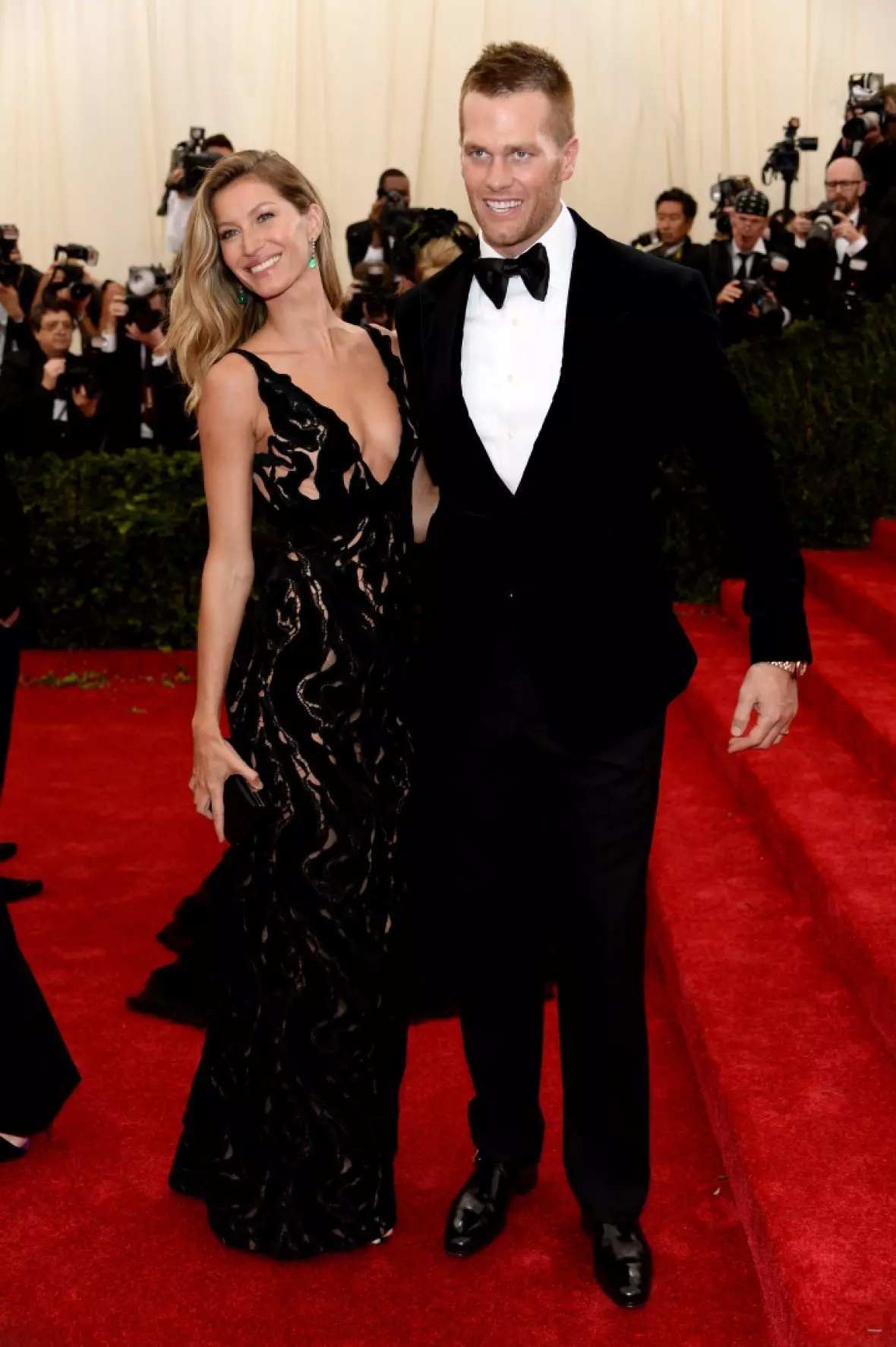 imaxes de tom brady e gisele bundchen-getty