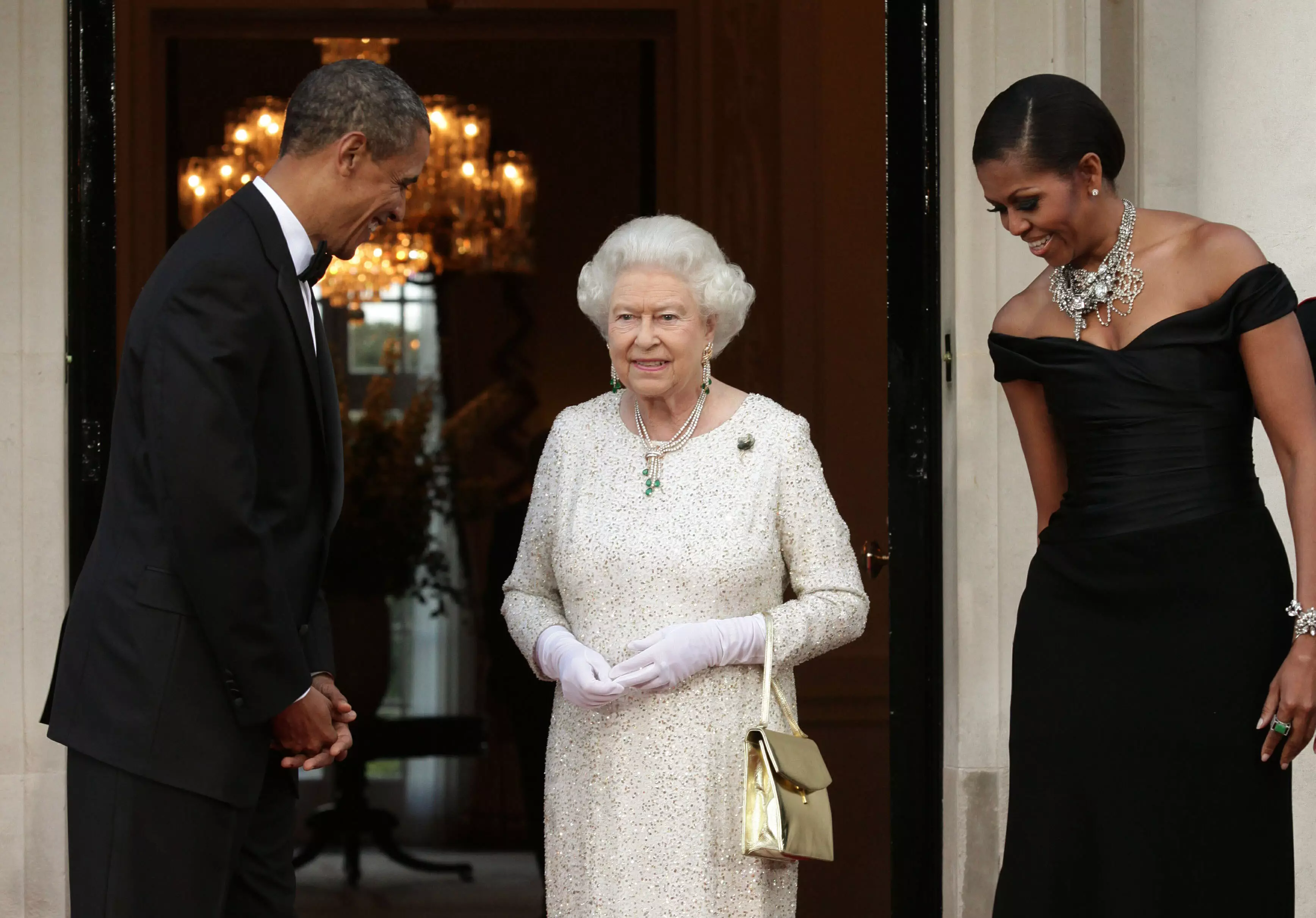 Obama e Rainha Elizabeth