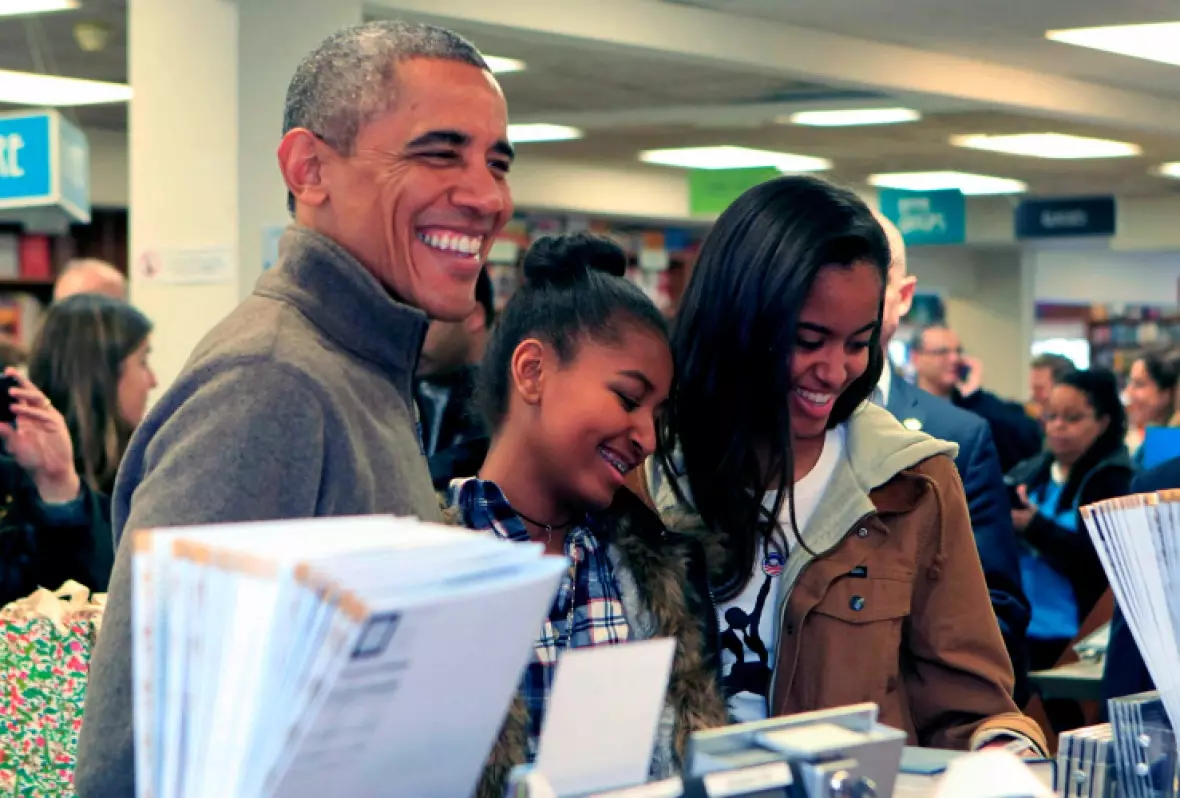 gambar Getty anak perempuan barack obama